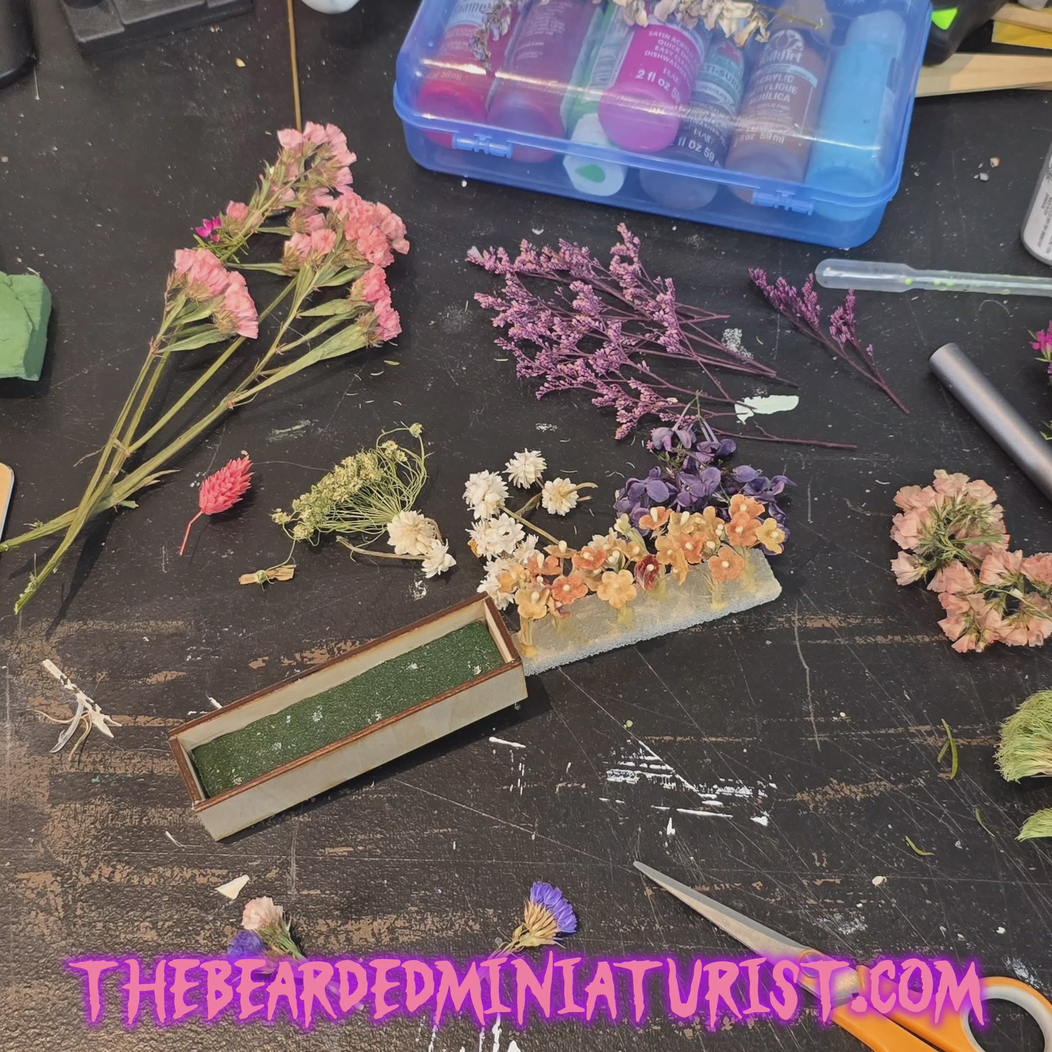 Dollhouse flower box *KIT ONLY* – TheBeardedMiniaturist